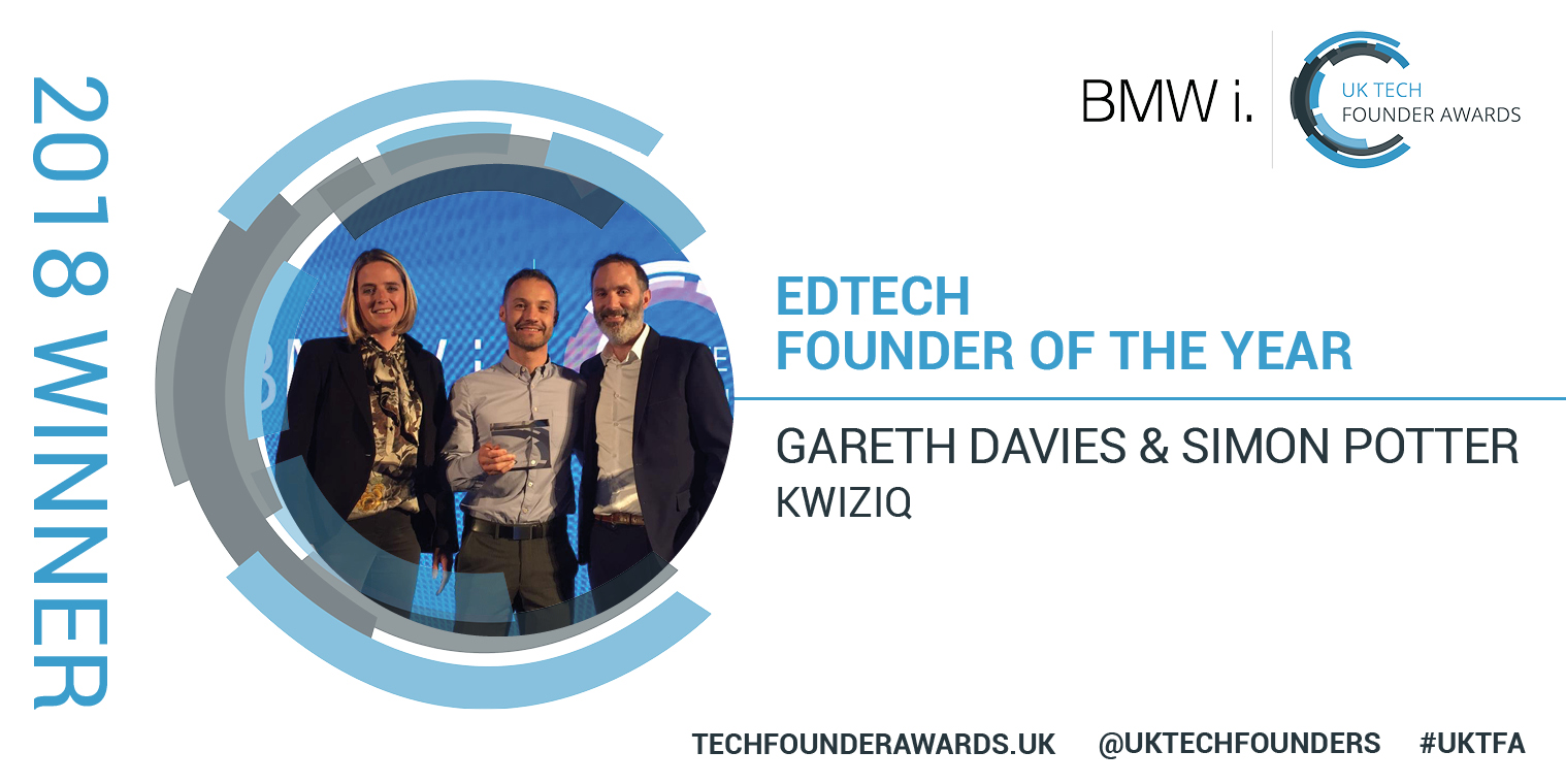Kwiziq co-founders named BMWi UK EdTech Founder of the Year - Kwiziq # ...